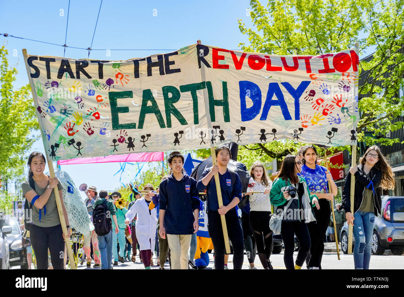 Earth day parade hi-res stock photography and images - Alamy