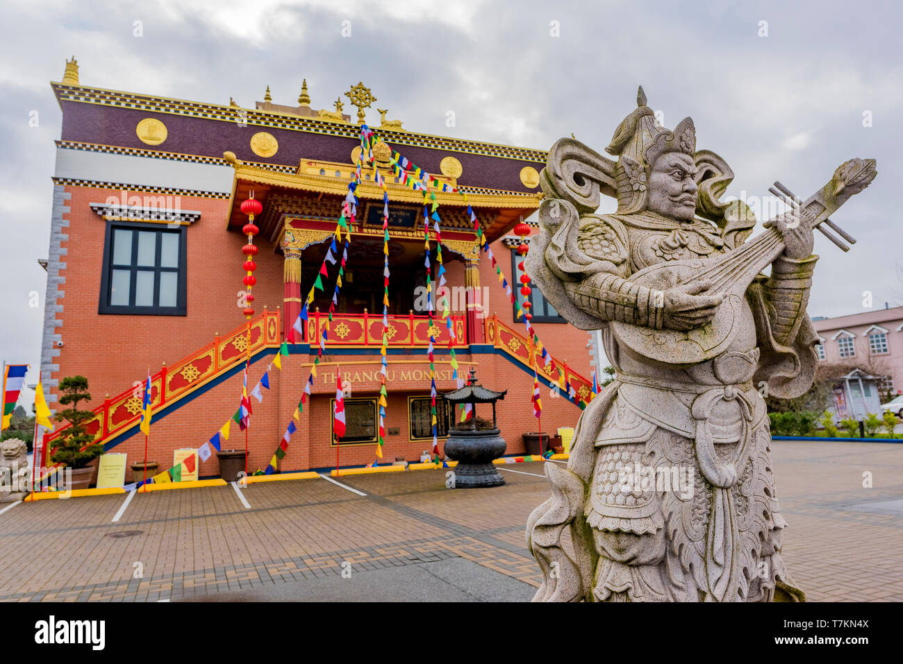 Tibetan New Year and Buddhist festival Losar, celebrated at Thrangu ...
