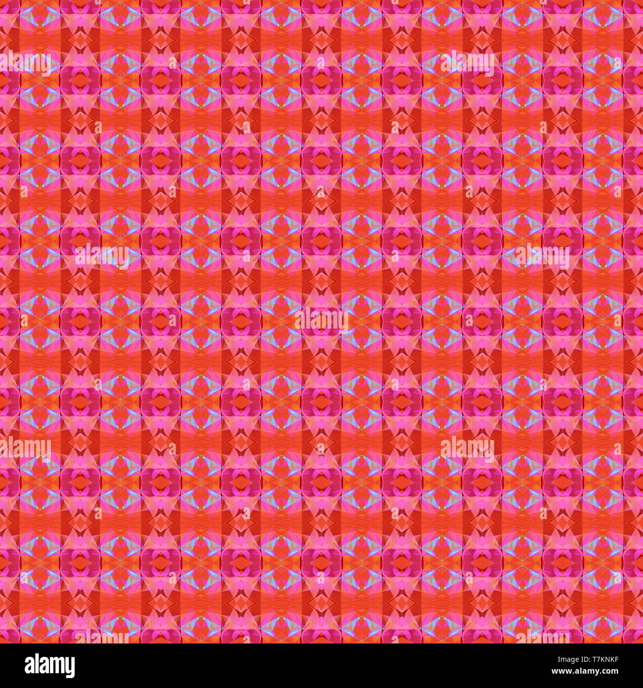 seamless graphics with moderate red, neon fuchsia and coffee colors ...