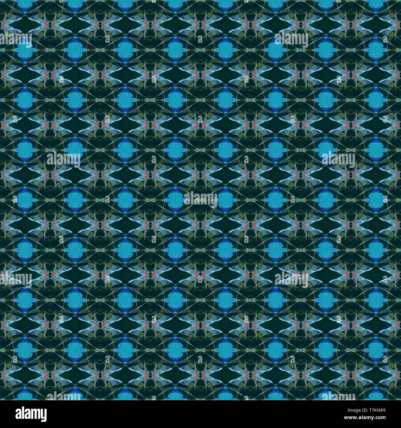 seamless graphics with steel blue, very dark blue and teal blue colors ...