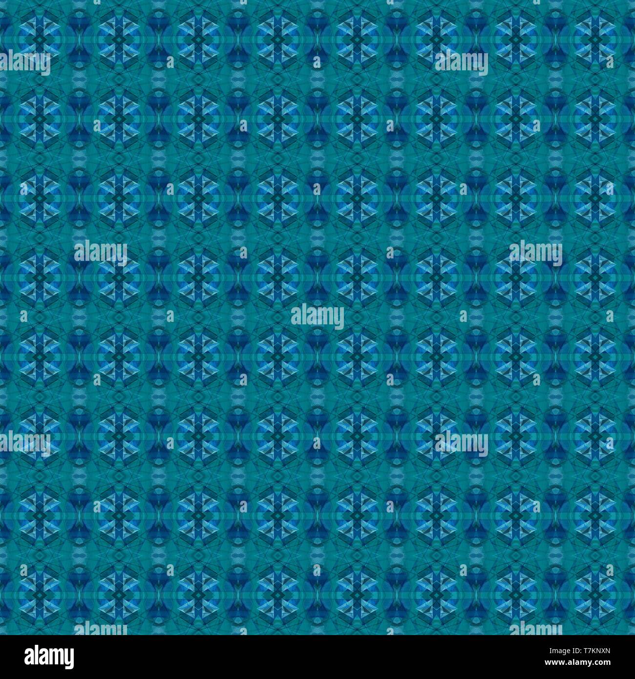 seamless graphics with teal, midnight blue and medium turquoise colors ...