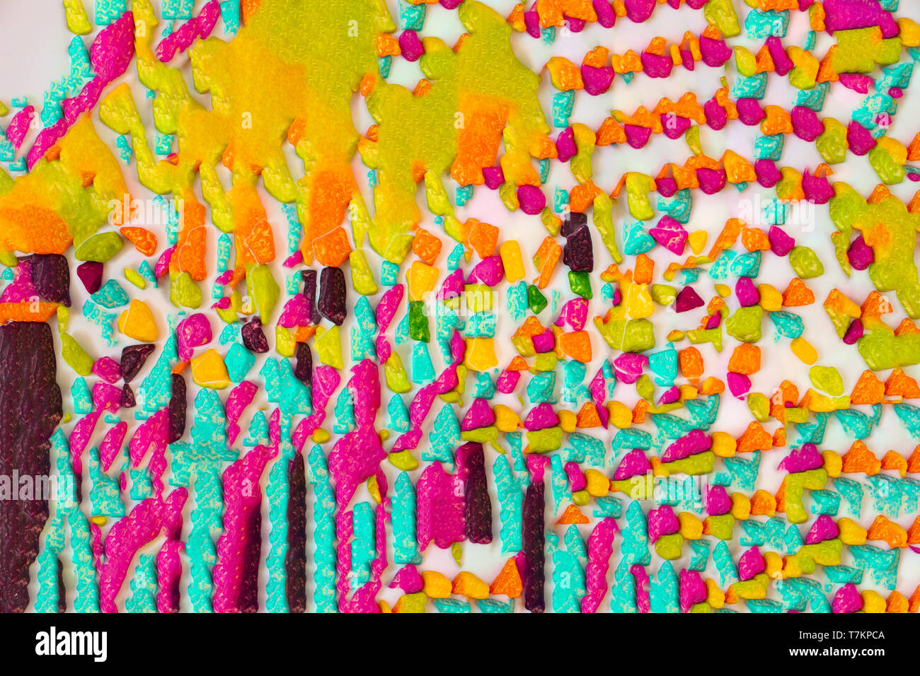 Photo of bright colorful candy or stone background with bold colors ...
