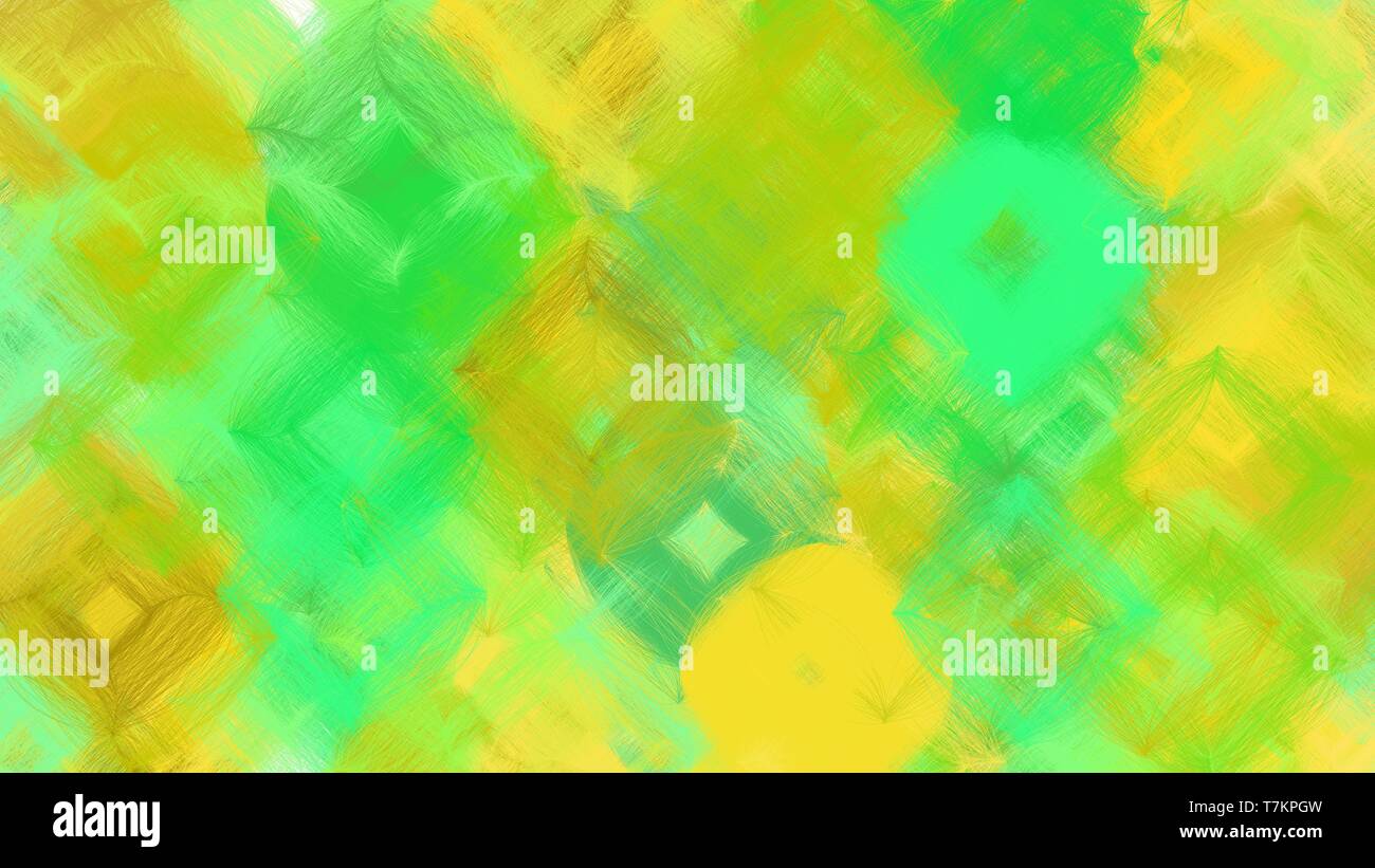 beautiful digital art with yellow green, vivid lime green and pastel green colors. dynamic and ...