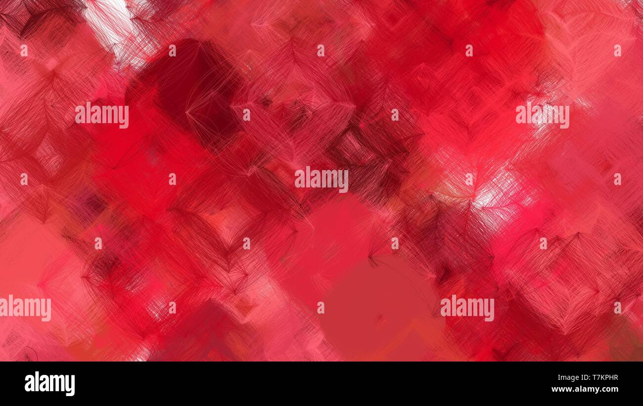 art background with crimson, pastel pink and firebrick colors. modern ...