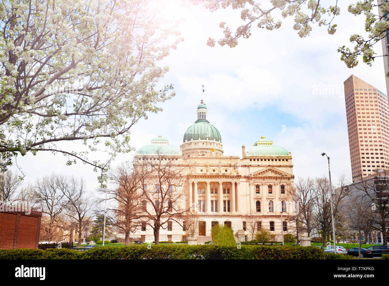 Indianapolis washington street hi-res stock photography and images - Alamy