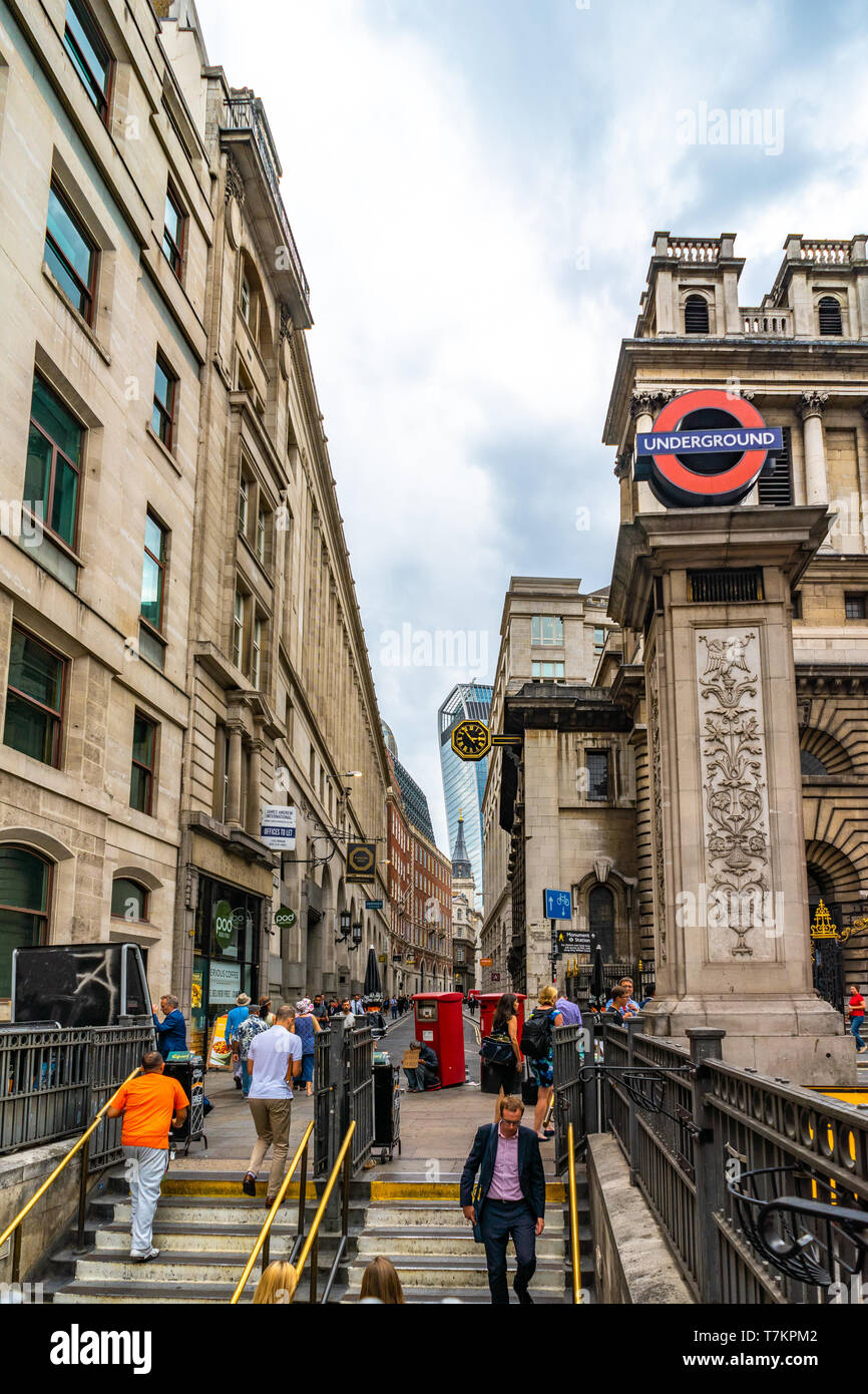 Famous historic building street in London, UK Stock Photo - Alamy