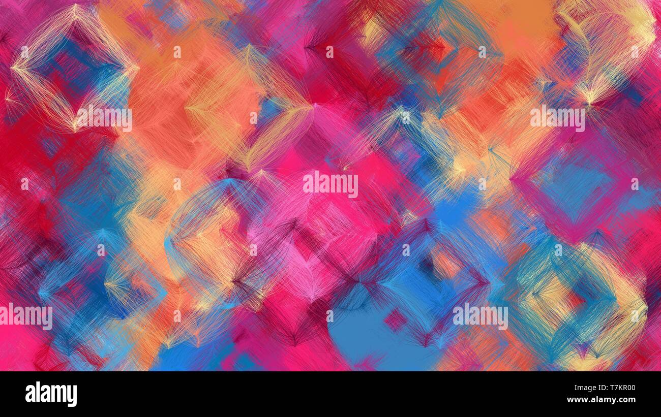 beautiful digital art with moderate pink, teal blue and burly wood ...