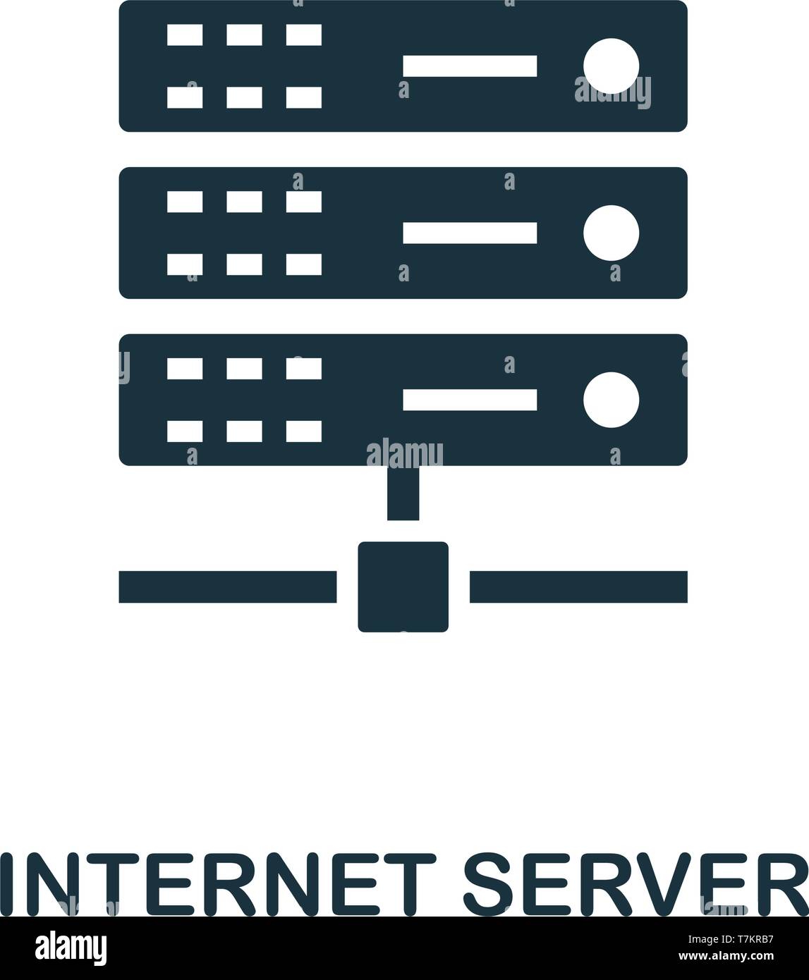 Internet Server icon. Creative element design from icons collection ...