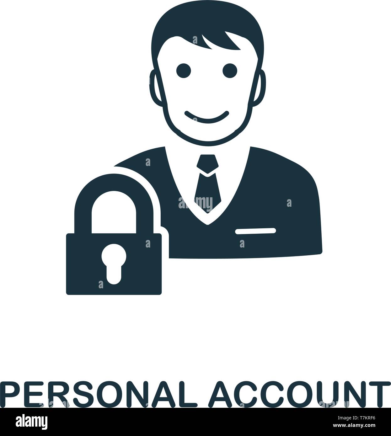 Personal Account icon. Creative element design from icons collection ...