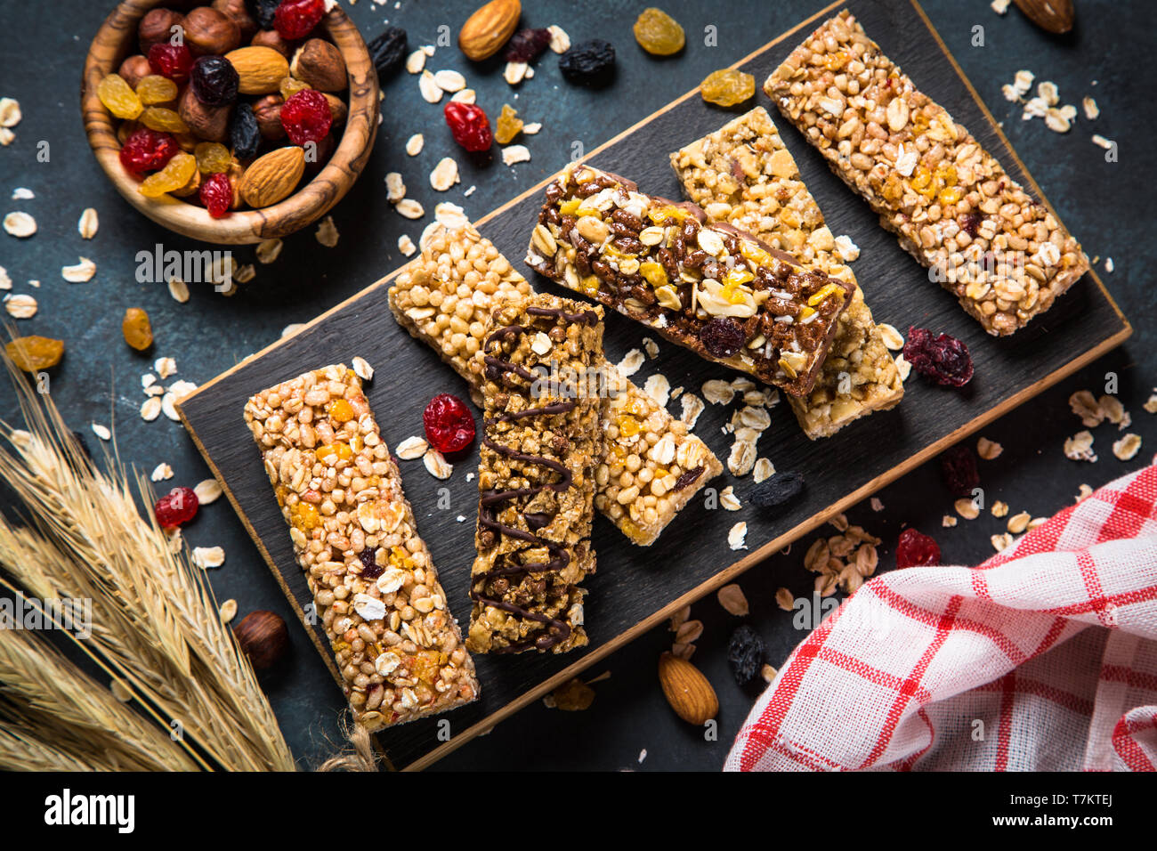Fruit and nuts bar hi-res stock photography and images - Alamy