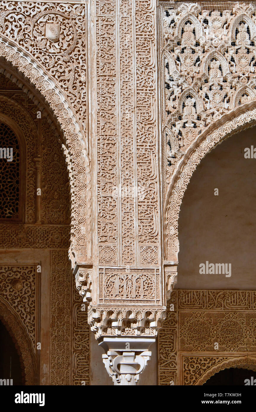 Alhambra, The Red One, Granada, Spain, UNESCO World Heritage Site Stock ...