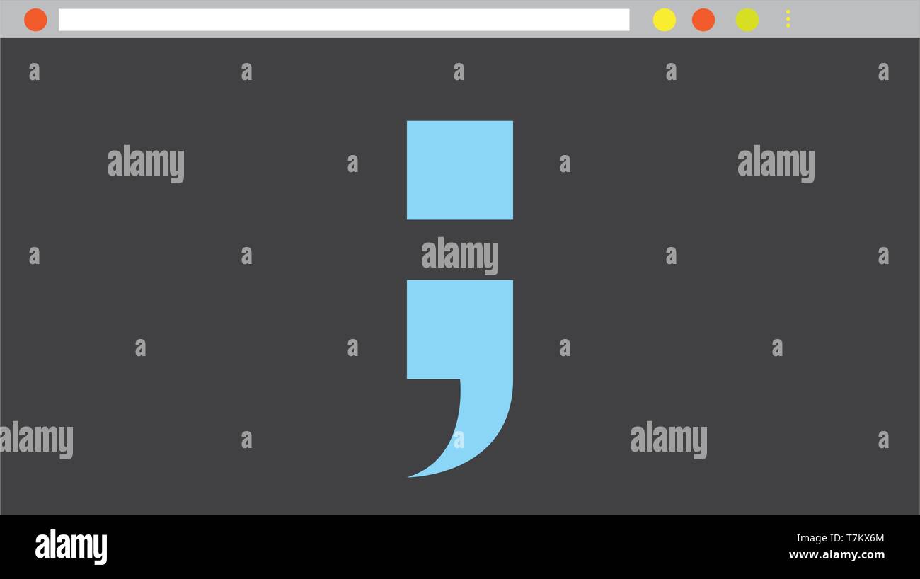 Programming Code On A Browser Window Stock Vector Image And Art Alamy