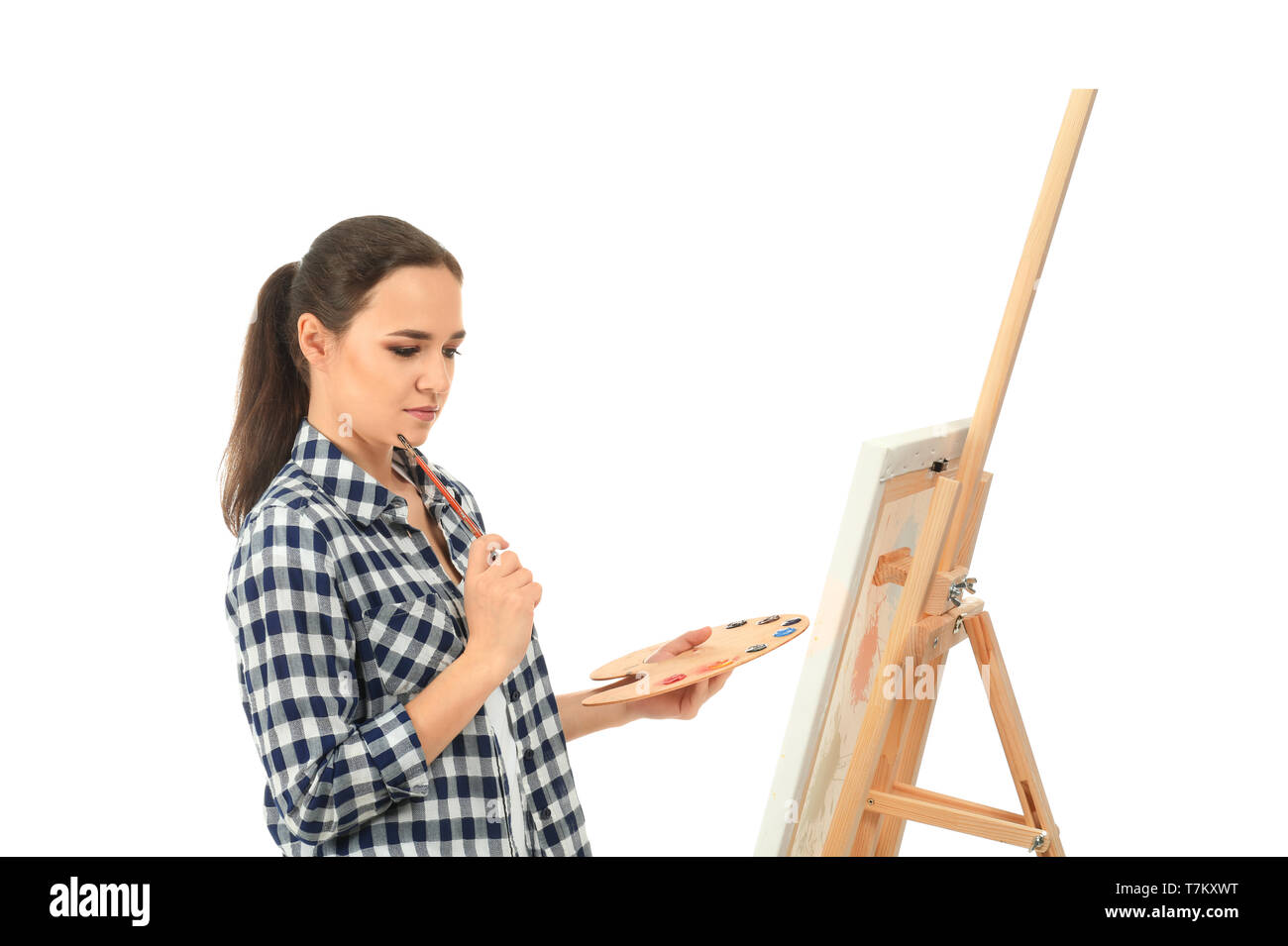 Female artist Cut Out Stock Images & Pictures - Alamy