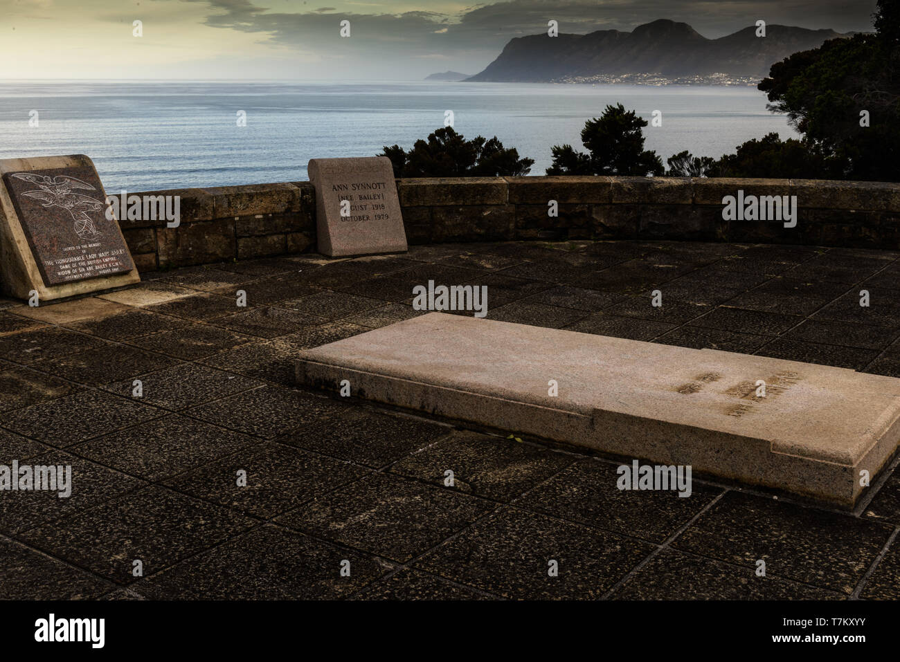 The grave site of South African Randlord and mining magnate Sir Abraham ...