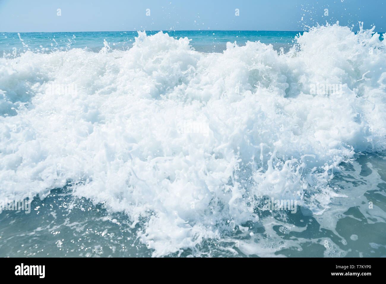 Ocean Wave. View from in the Water Stock Photo - Alamy