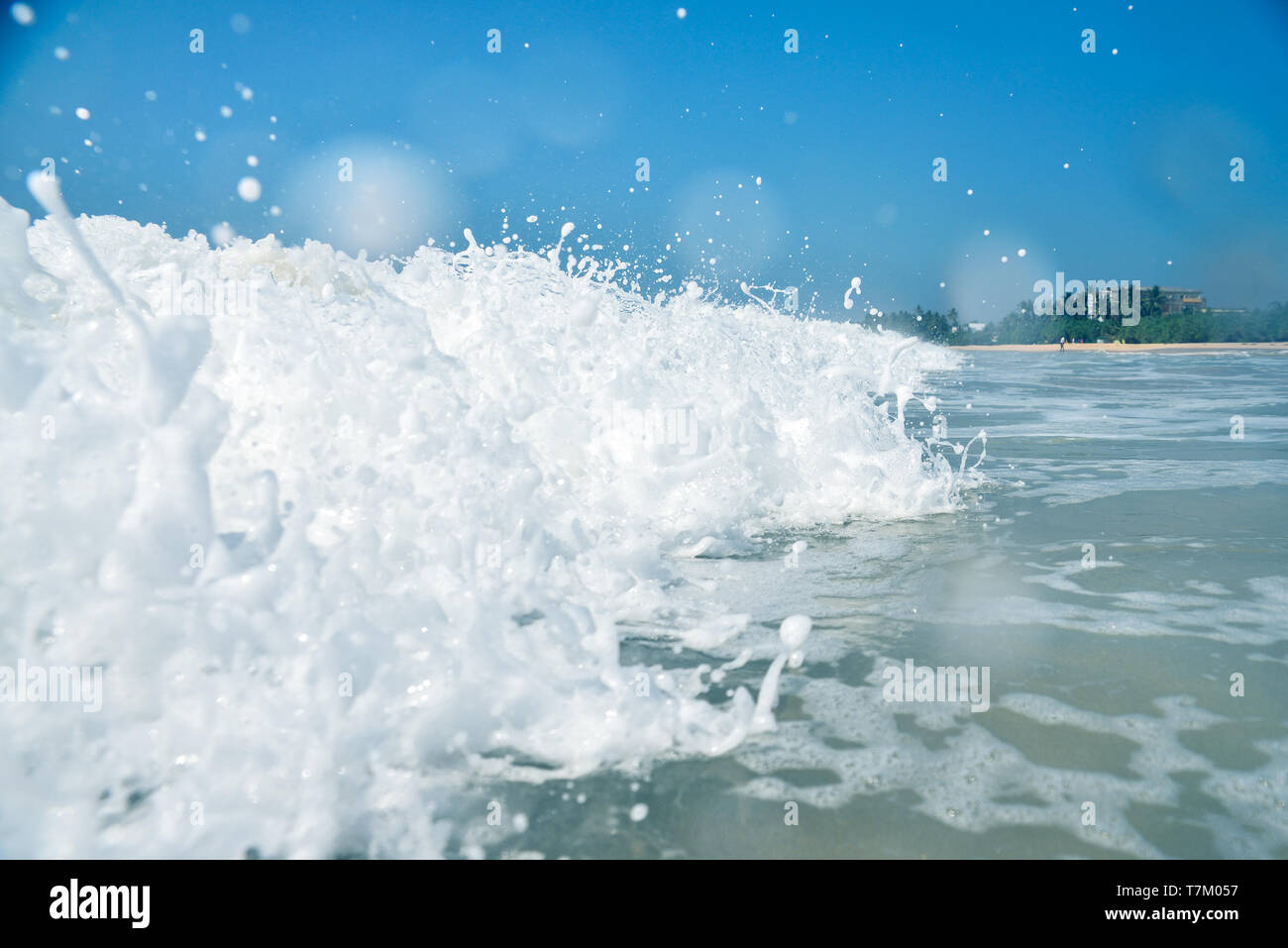 Ocean Wave. View from in the Water Stock Photo - Alamy