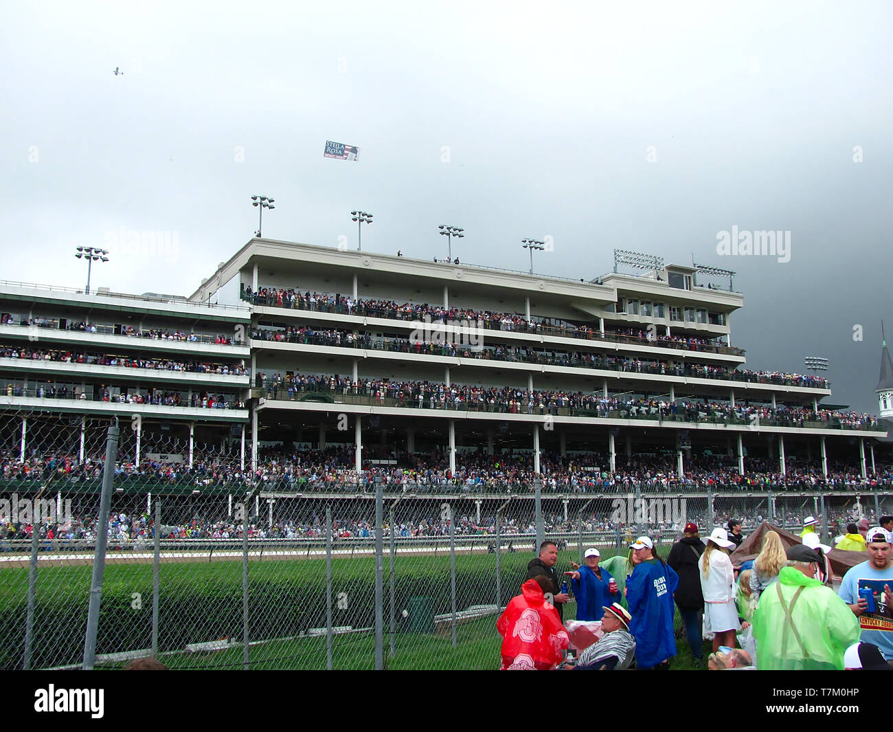 Infield track at 145th Churchill Down with people Stock Photo - Alamy