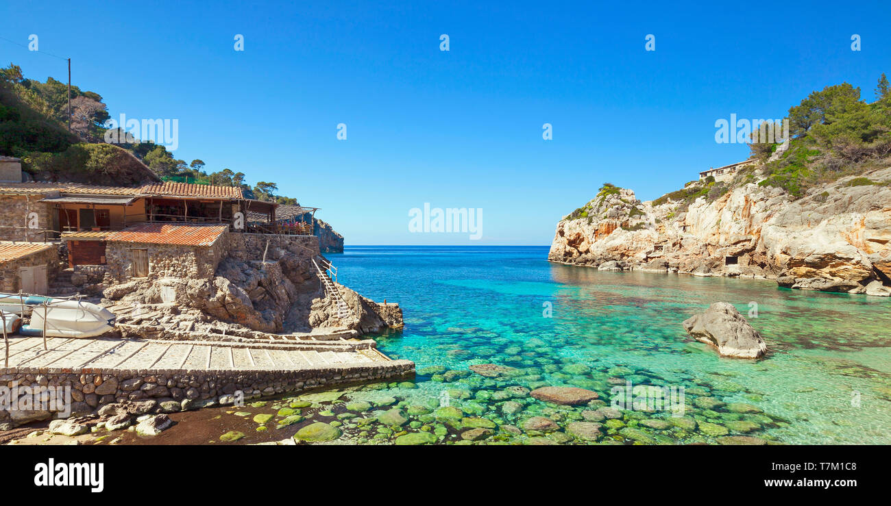 Deia beach Mallorca Majorca Spain Stock Photo - Alamy