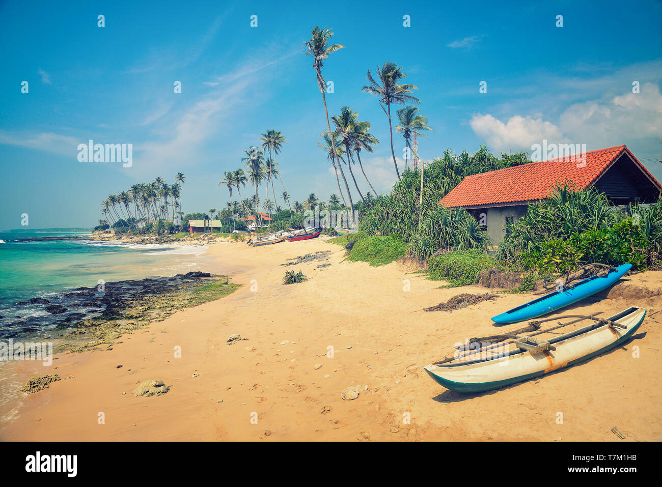 beautiful landscape with beach Stock Photo - Alamy