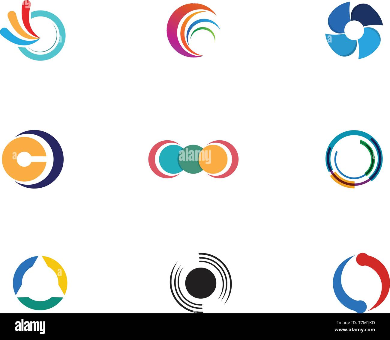 Circle Logo Template vector icon design Stock Vector Image & Art - Alamy