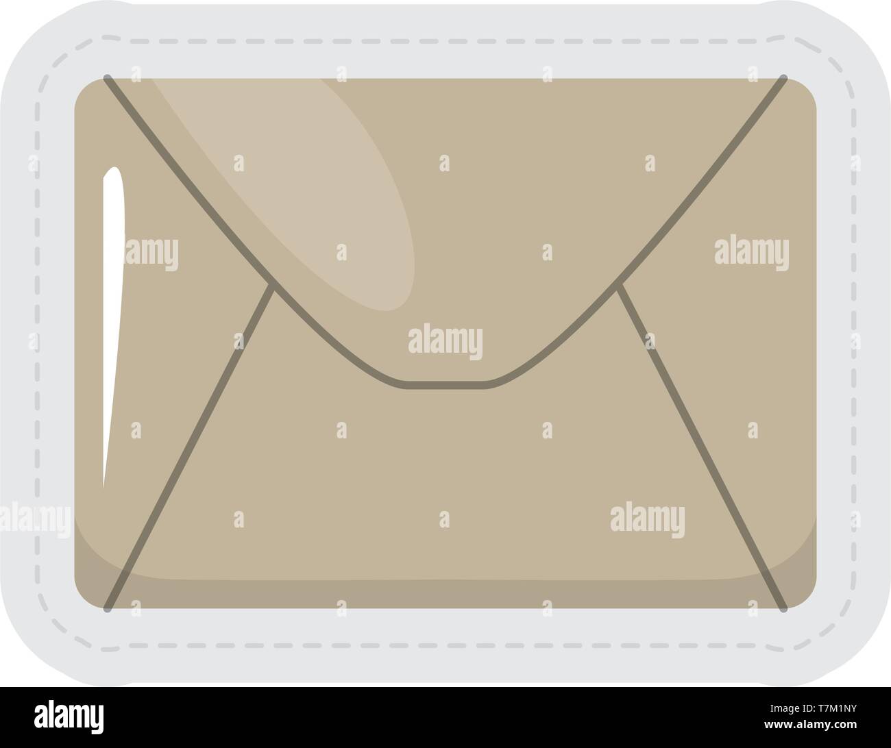 Envelope dotted sticker Stock Vector Image & Art - Alamy