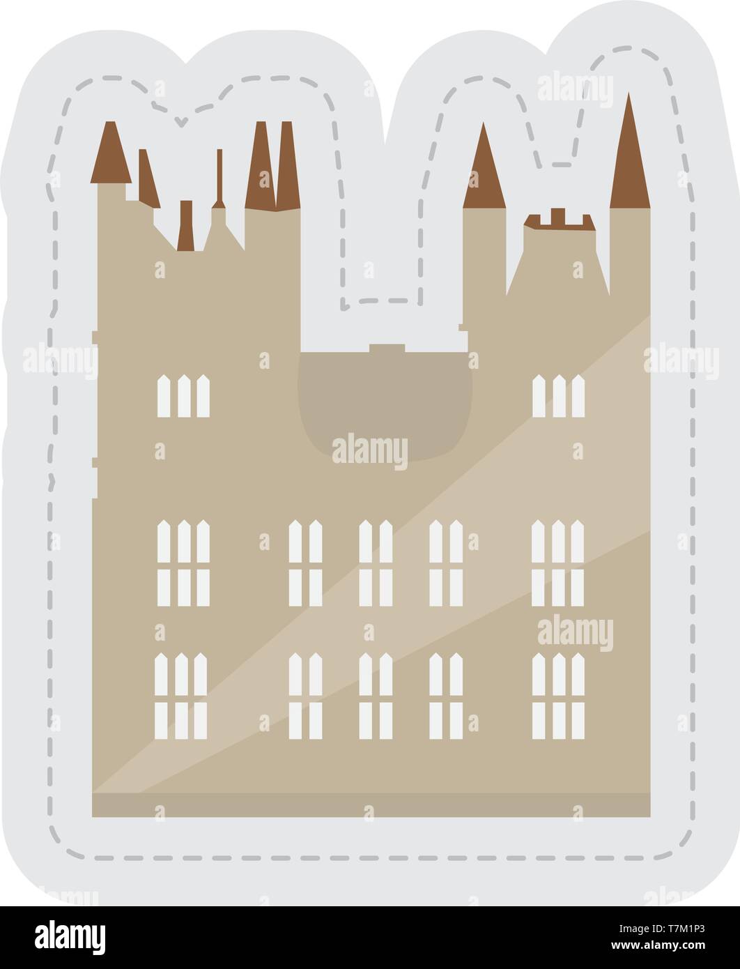 Childish sticker design Stock Vector Images - Alamy