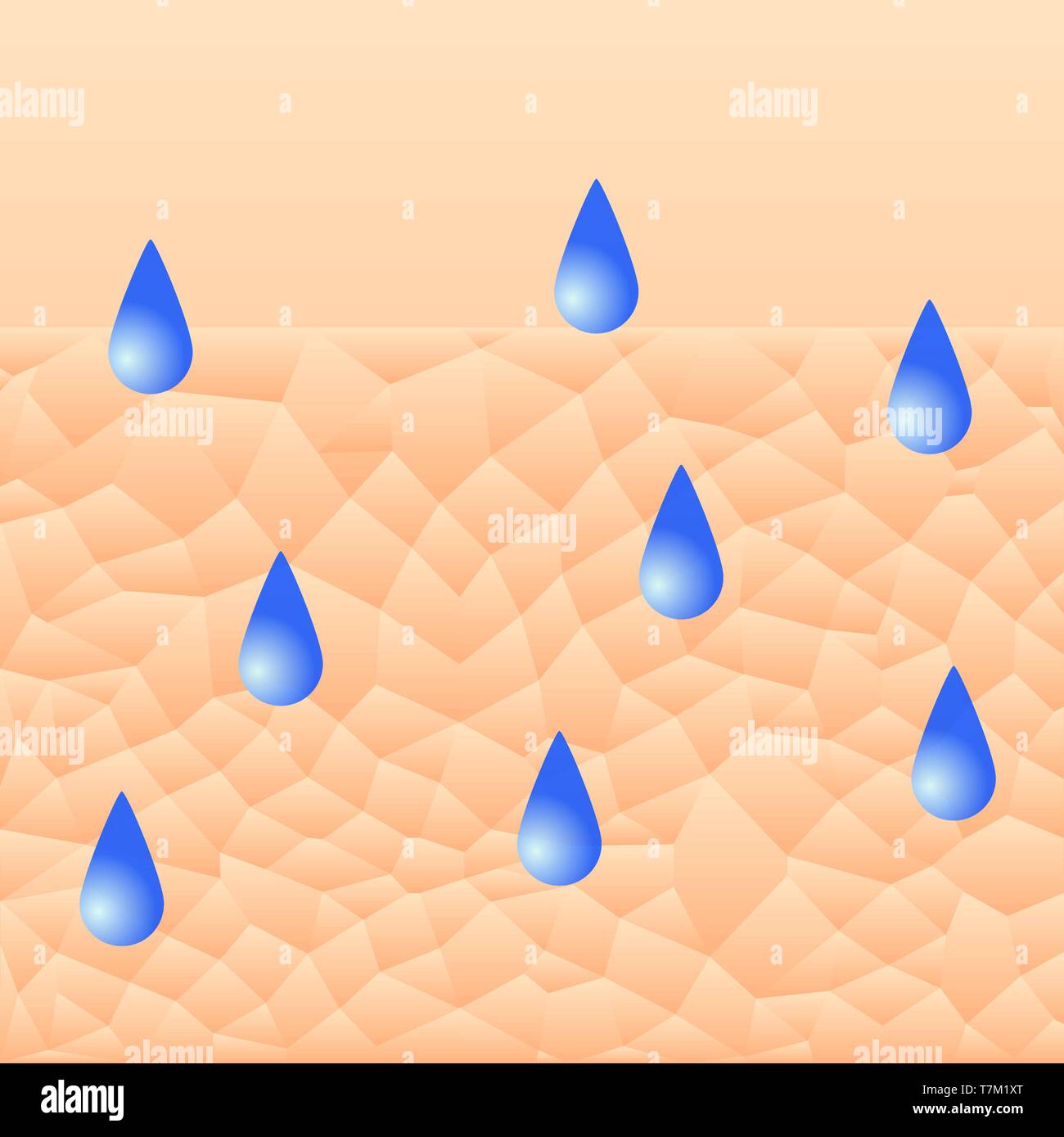 Human skin texture background, vector pattern illustration Stock Vector ...