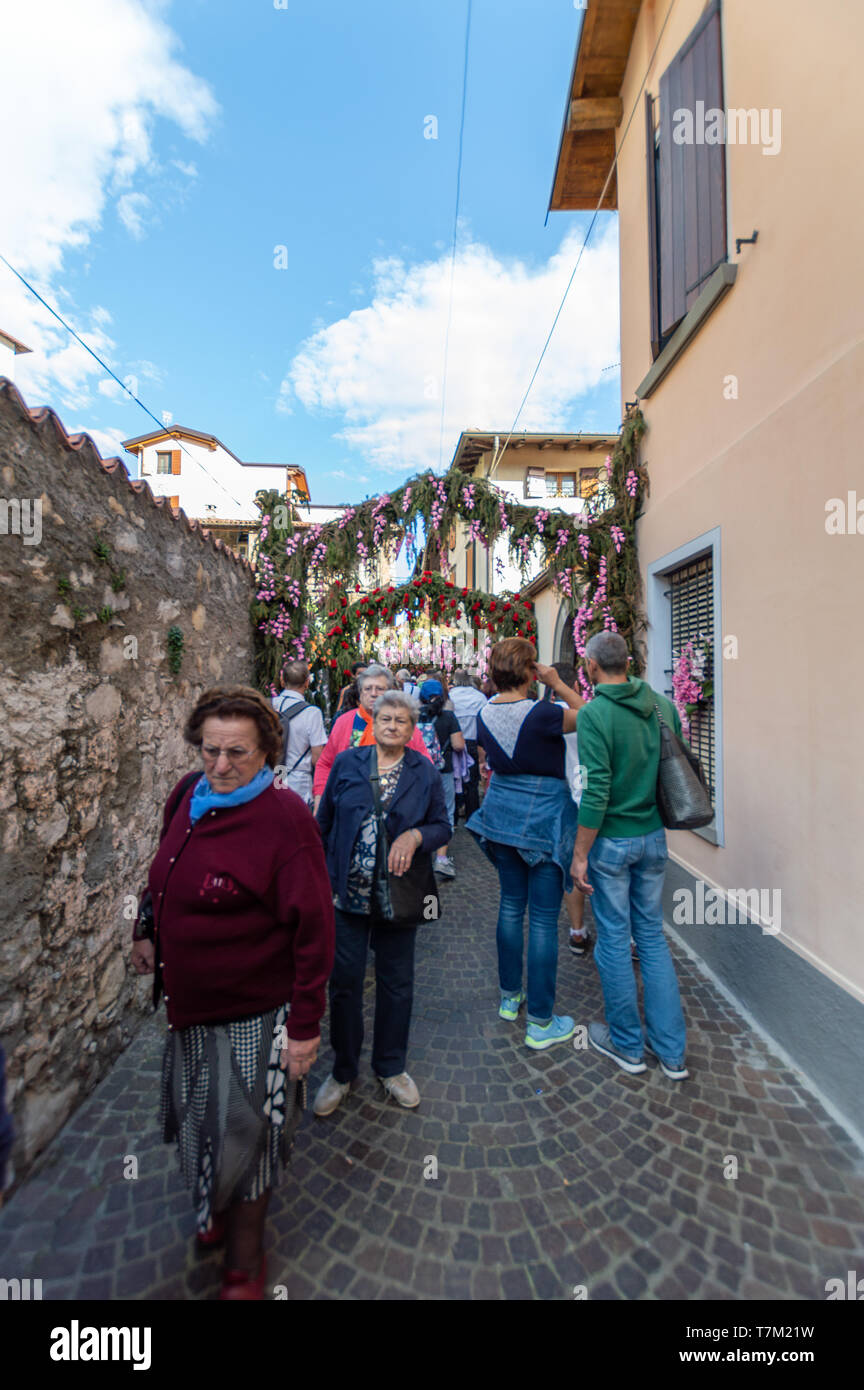 Monte Isola in the province of Brescia, Italy - September 20, 2015 ...