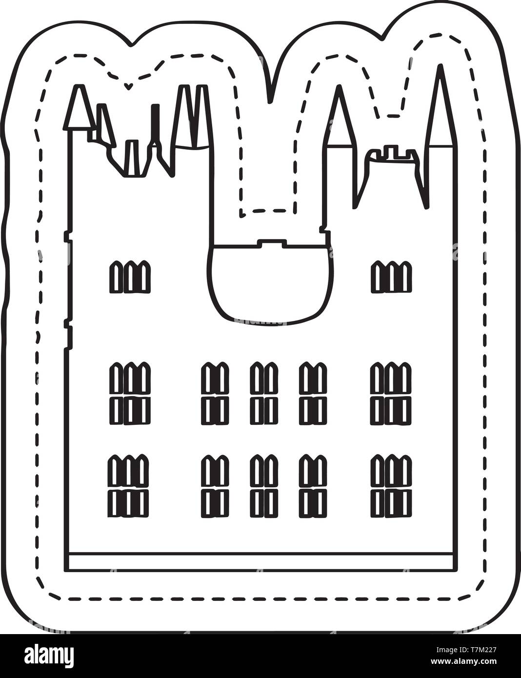 Childish sticker design Stock Vector Images - Alamy