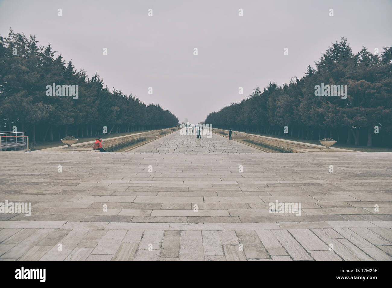 Anitkabir turkish flag mausoleum hi-res stock photography and images ...