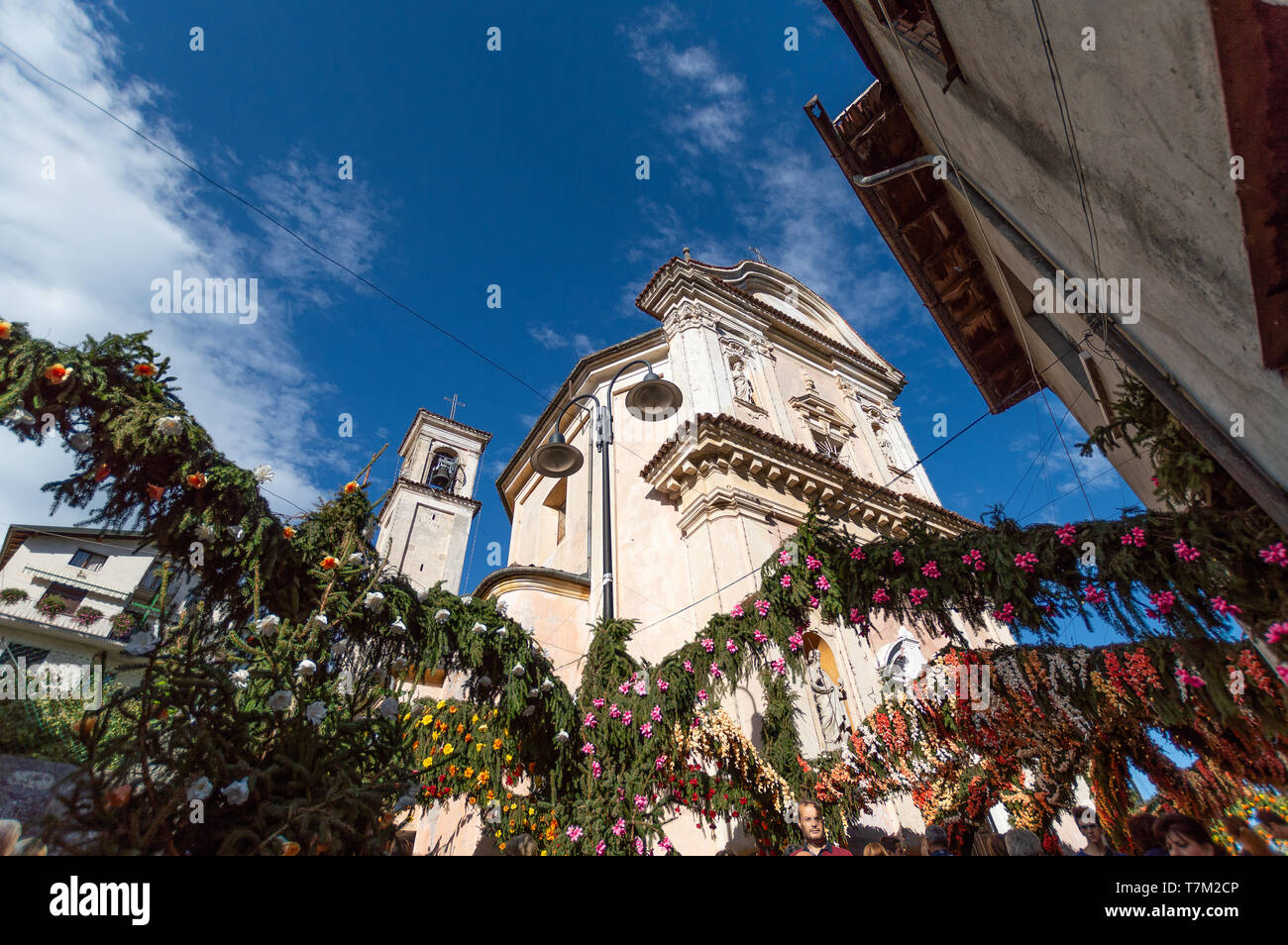 Monte Isola in the province of Brescia, Italy - September 20, 2015 ...
