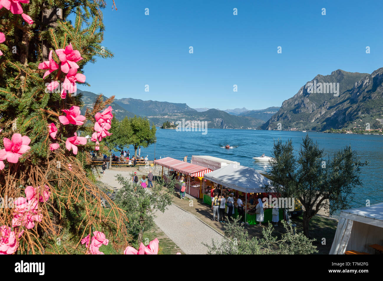 Monte Isola in the province of Brescia, Italy - September 20, 2015 ...