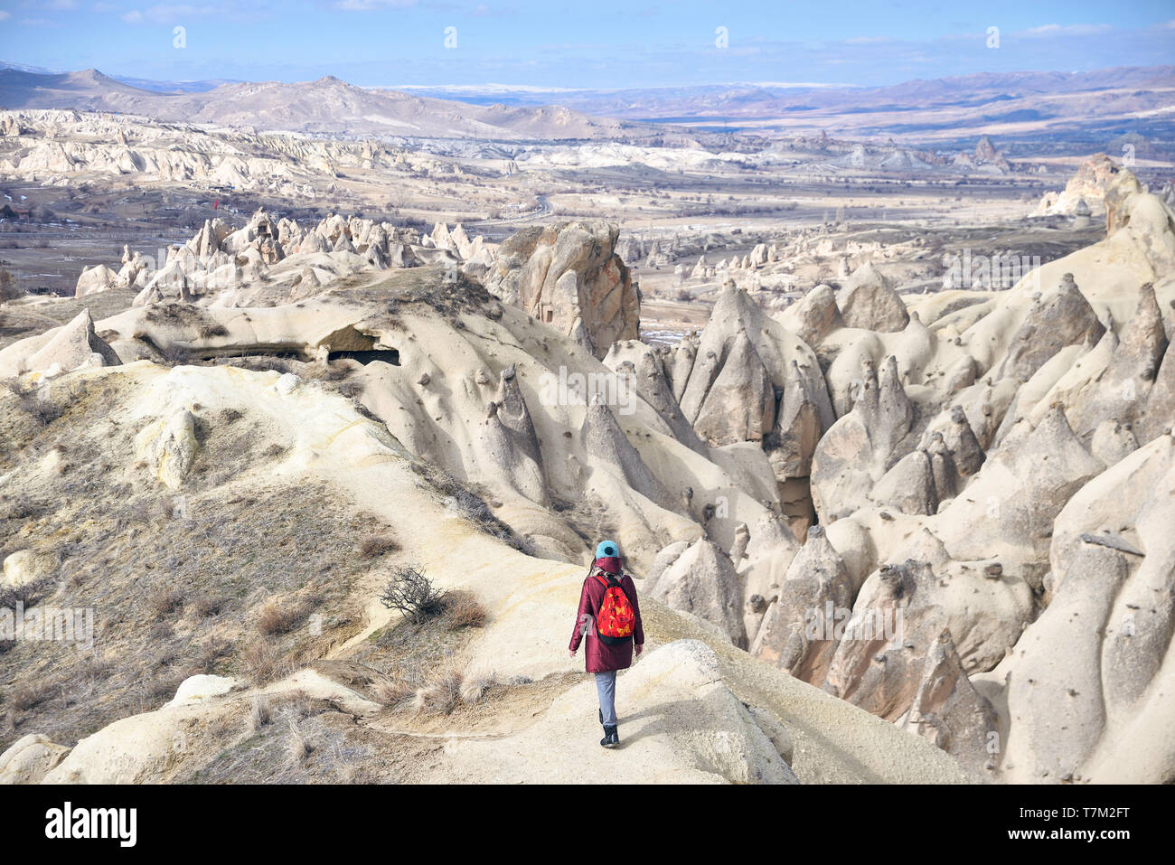 Beautiful landscape with strange mountains Stock Photo - Alamy