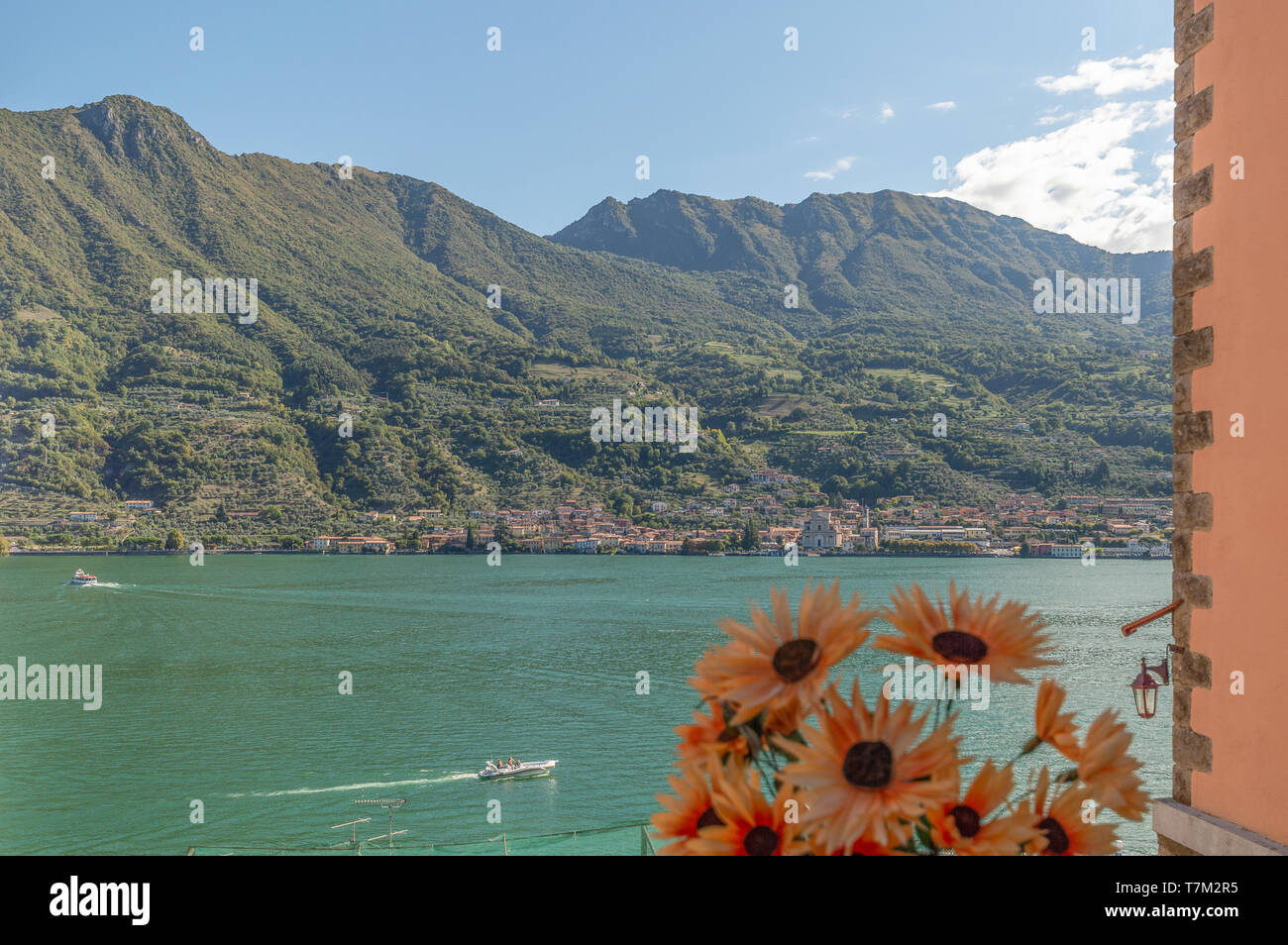 Monte Isola in the province of Brescia, Italy - September 20, 2015 ...