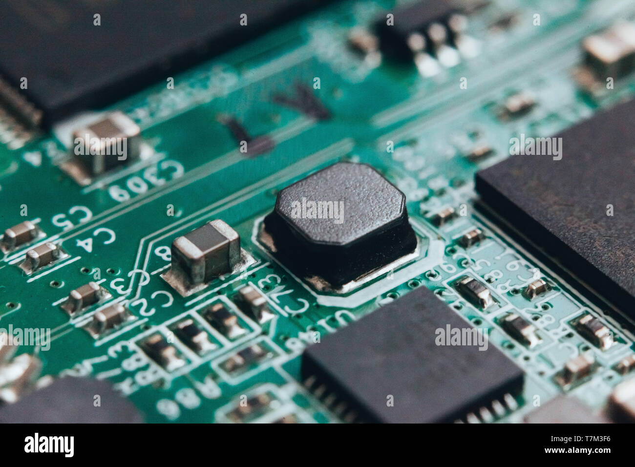 Circuit board repair. Electronic hardware modern technology ...