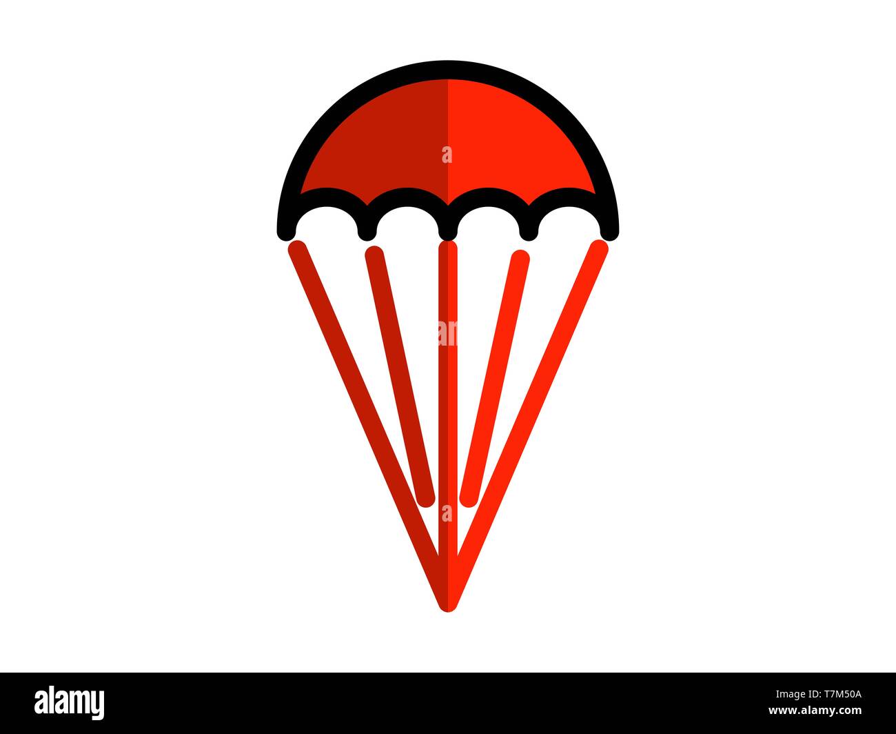 Courier service concept icon Cut Out Stock Images & Pictures - Alamy