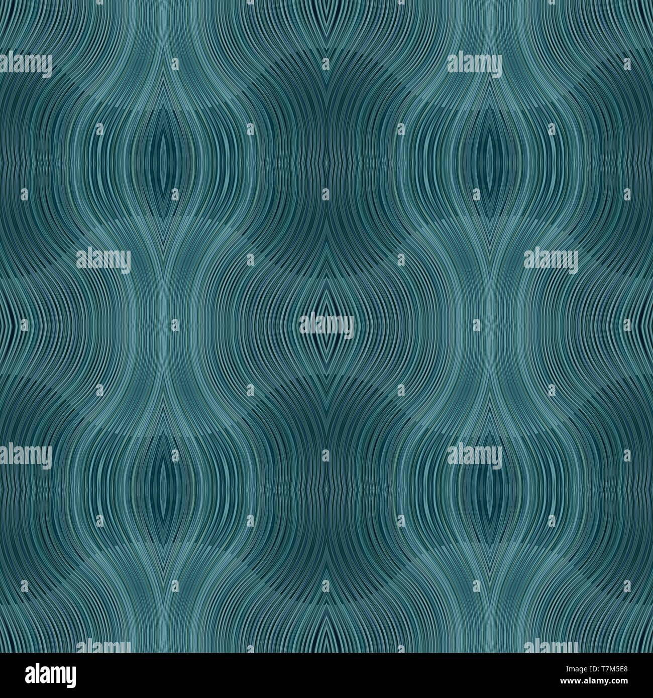 modern curvy antique dark slate gray, cadet blue and teal blue color ...