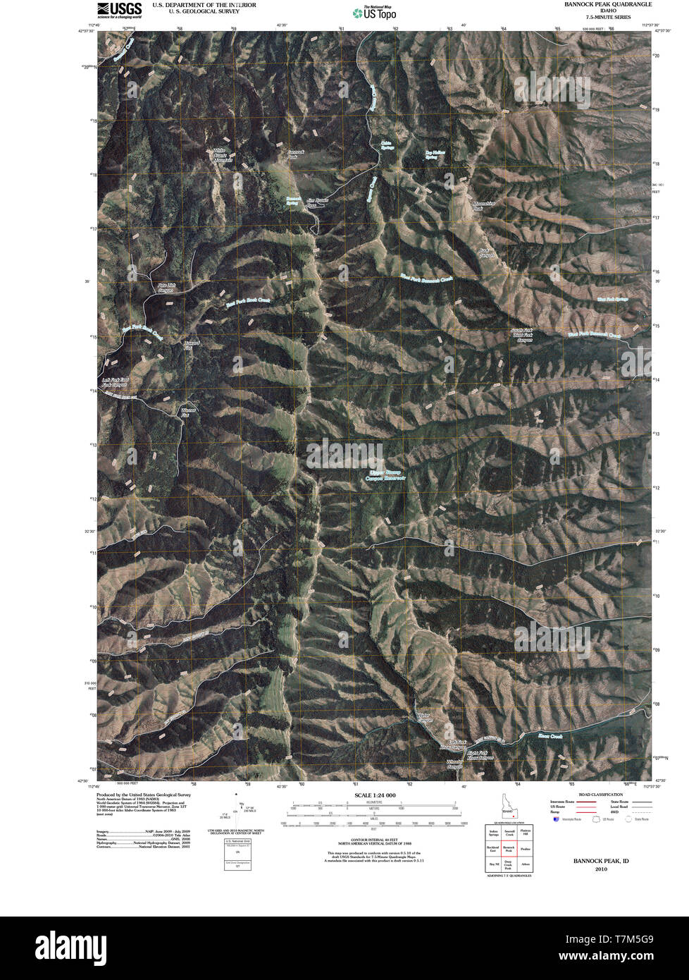 Map of bannock Cut Out Stock Images & Pictures - Alamy
