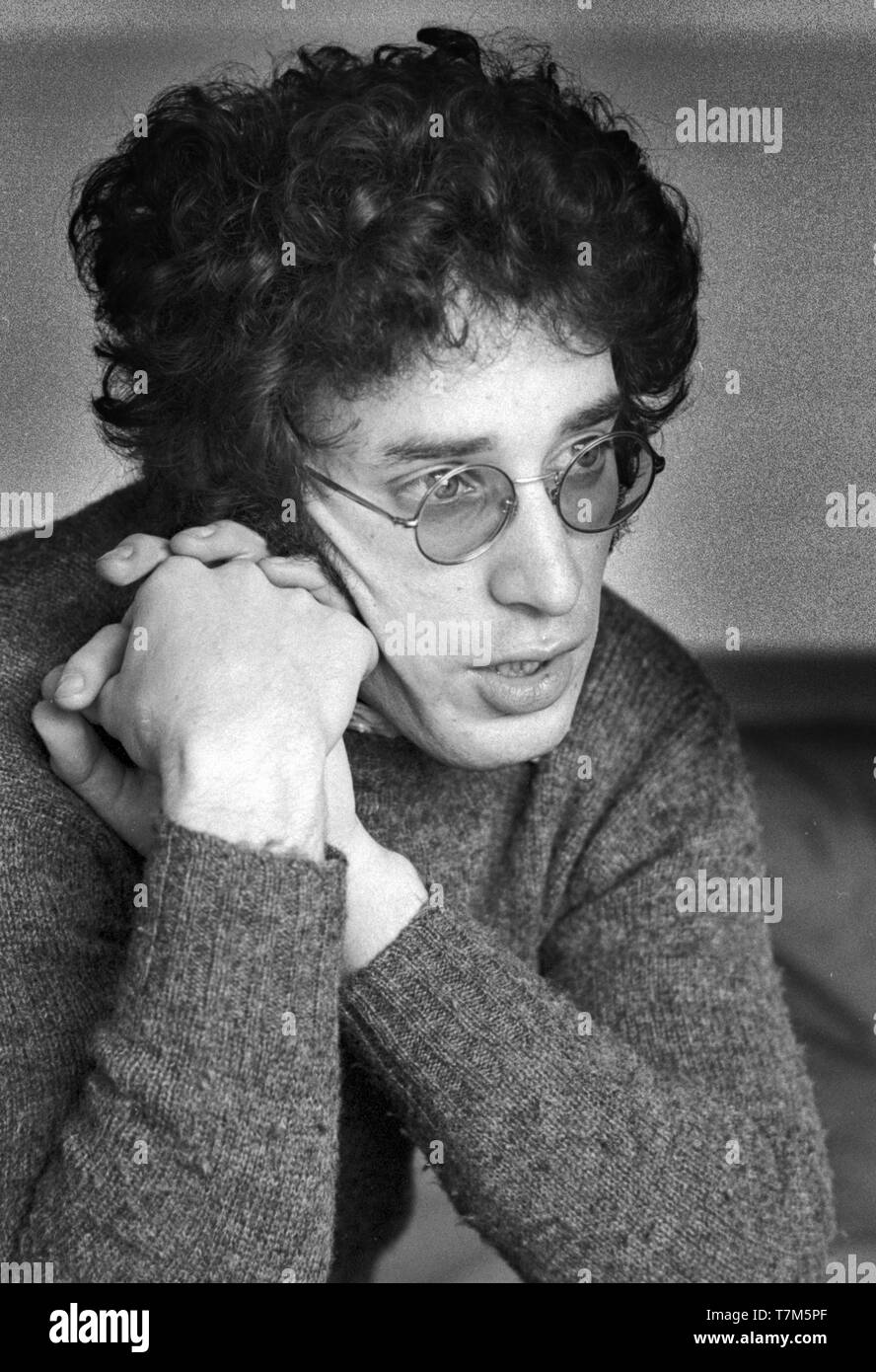 Keith Reid of Procol Harum at the Amsterdam Hilton Hotel, 1970 Stock ...