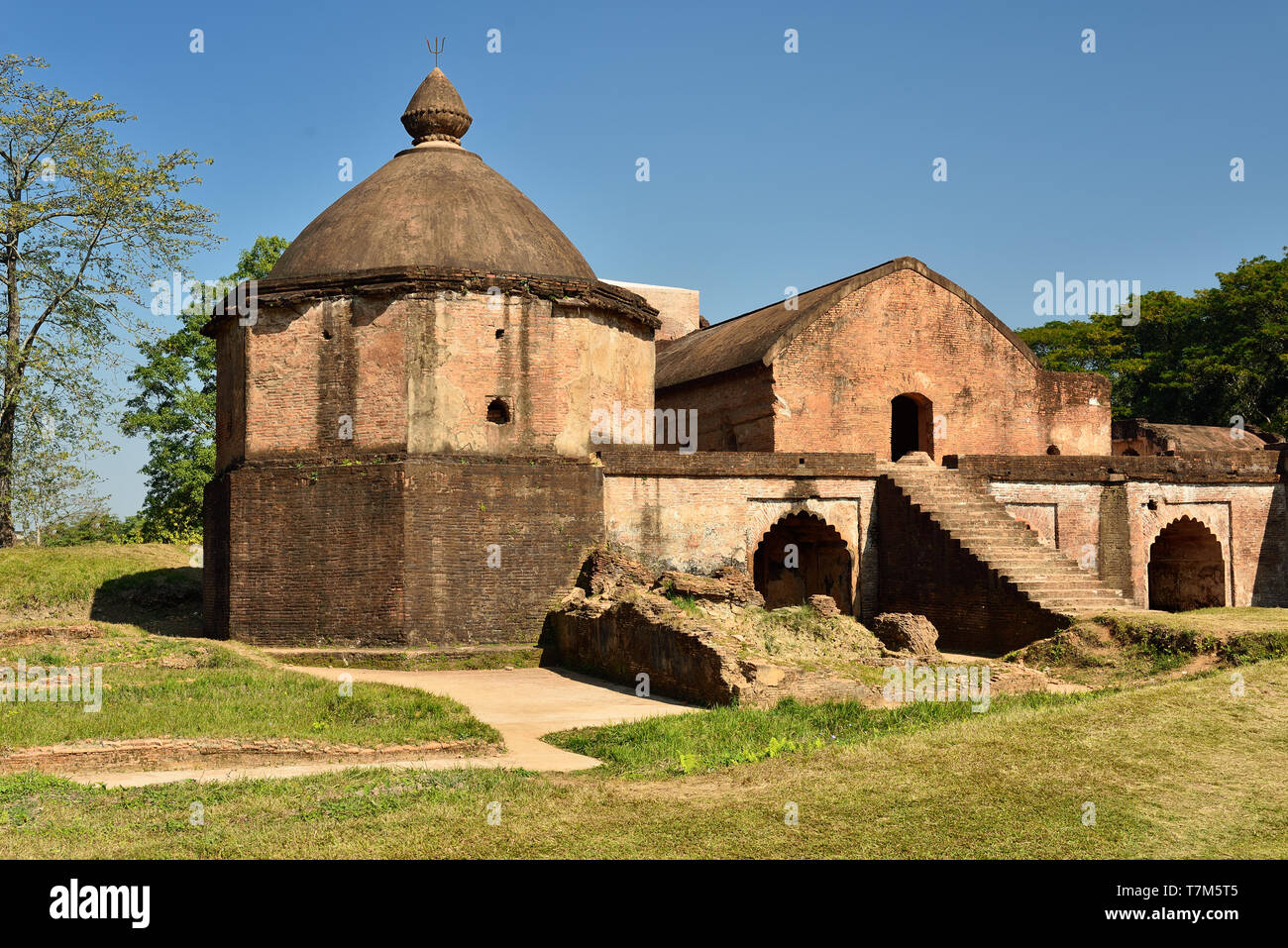 The Talatal Ghar the grandest examples of Tai Ahom architecture located ...