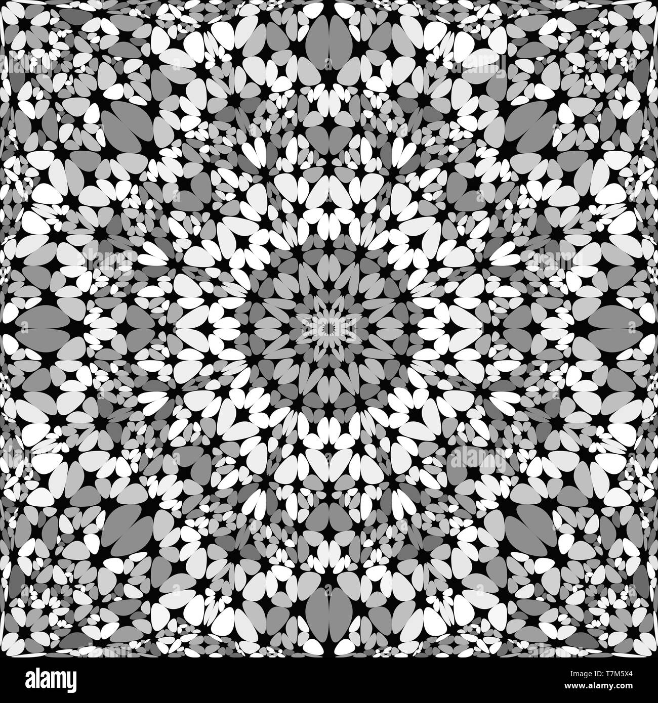 Repeating leaf pattern Black and White Stock Photos & Images - Alamy