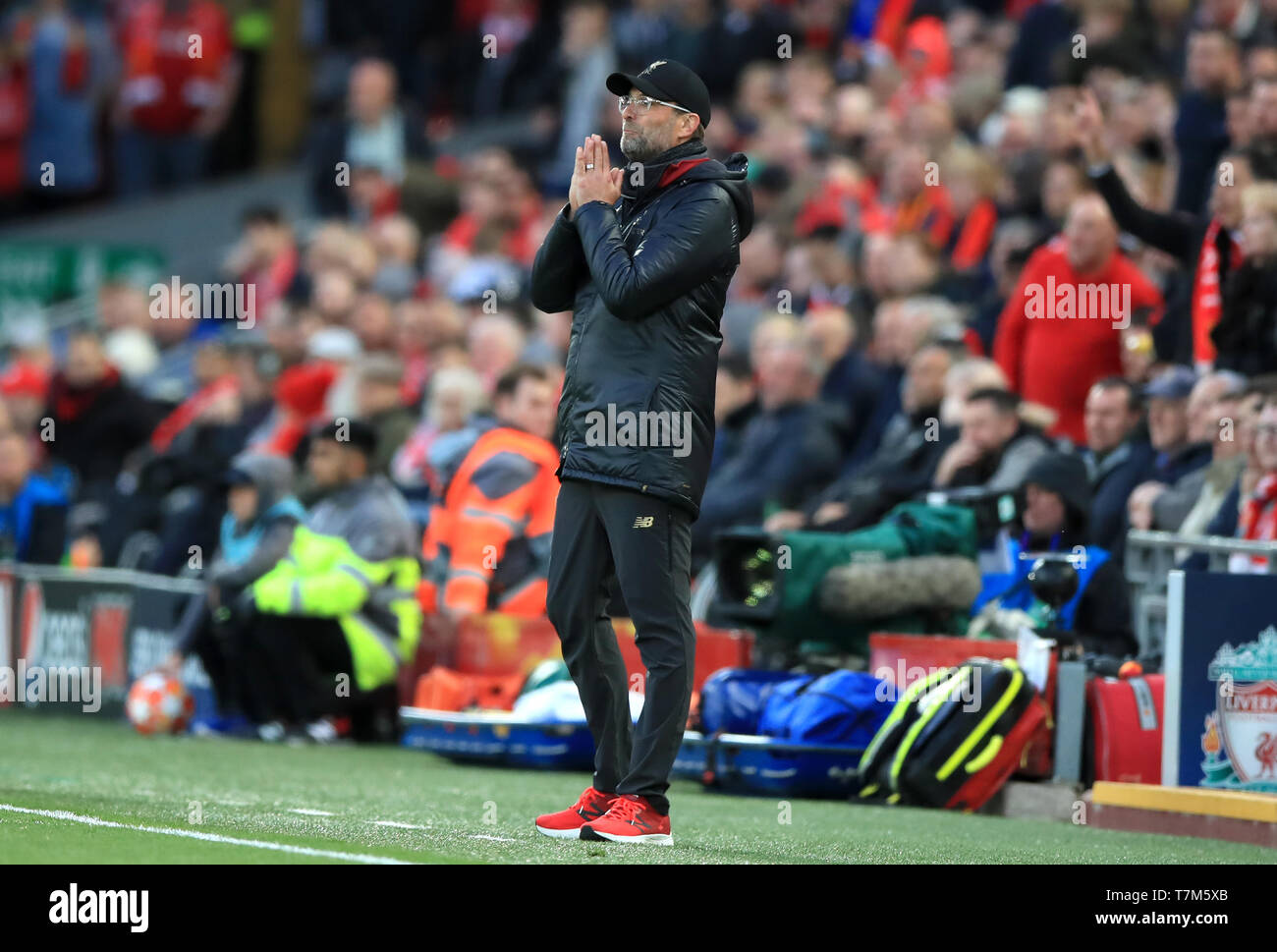 Liverpool manager Jurgen Klopp during the UEFA Champions League Semi ...