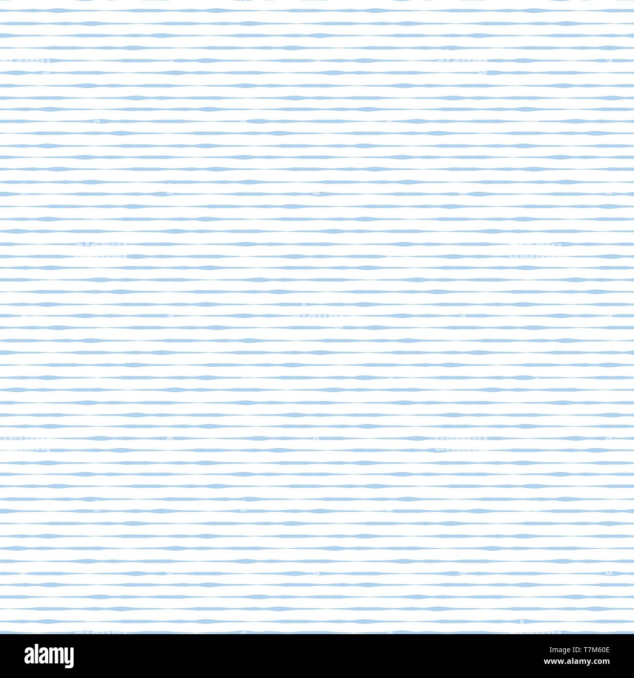 Blue hand drawn horizontal stripes seamless vector background Stock ...