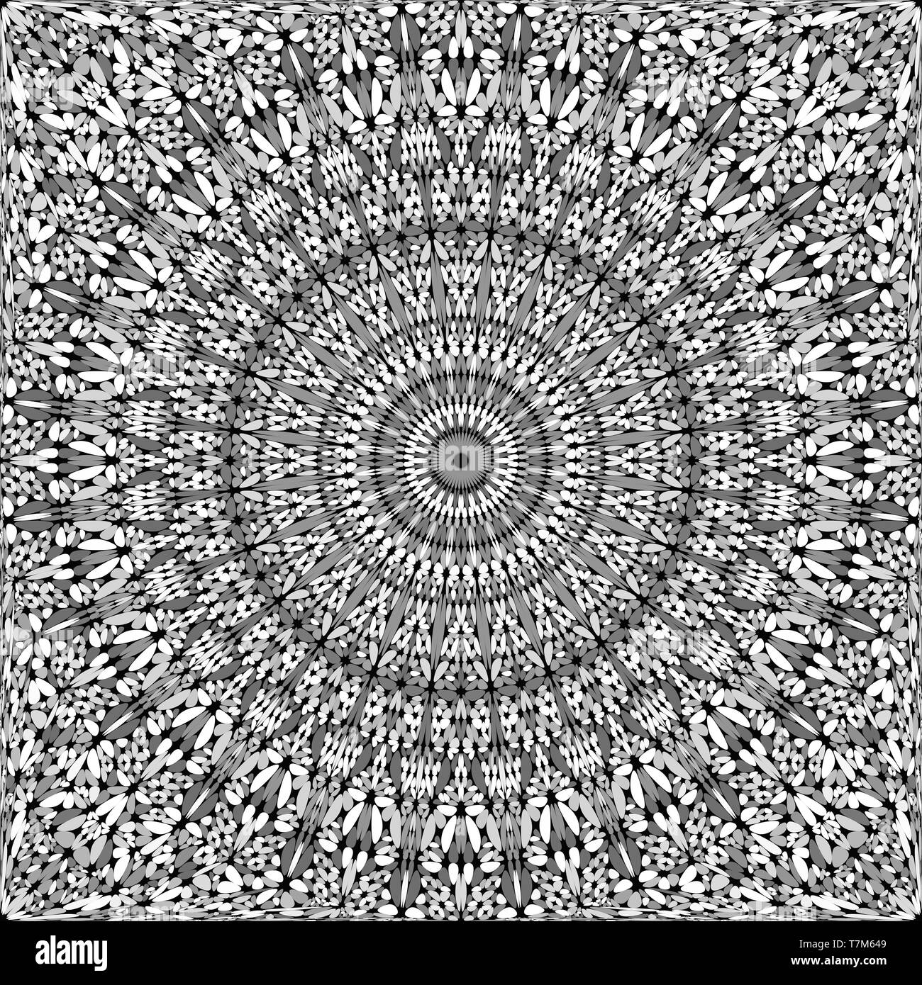 Grey seamless abstract gravel ornate mandala pattern wallpaper Stock ...