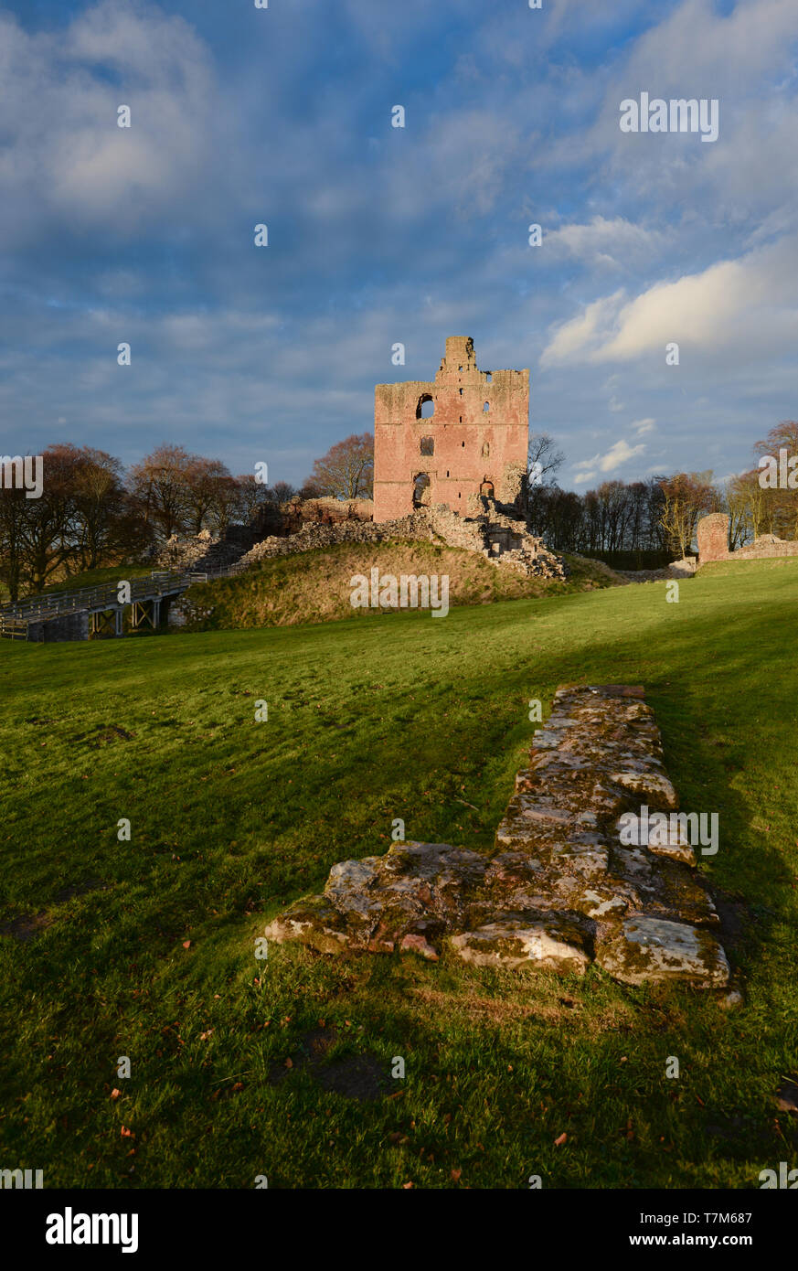 Norham Castle one of the most important of the Border castles built in ...