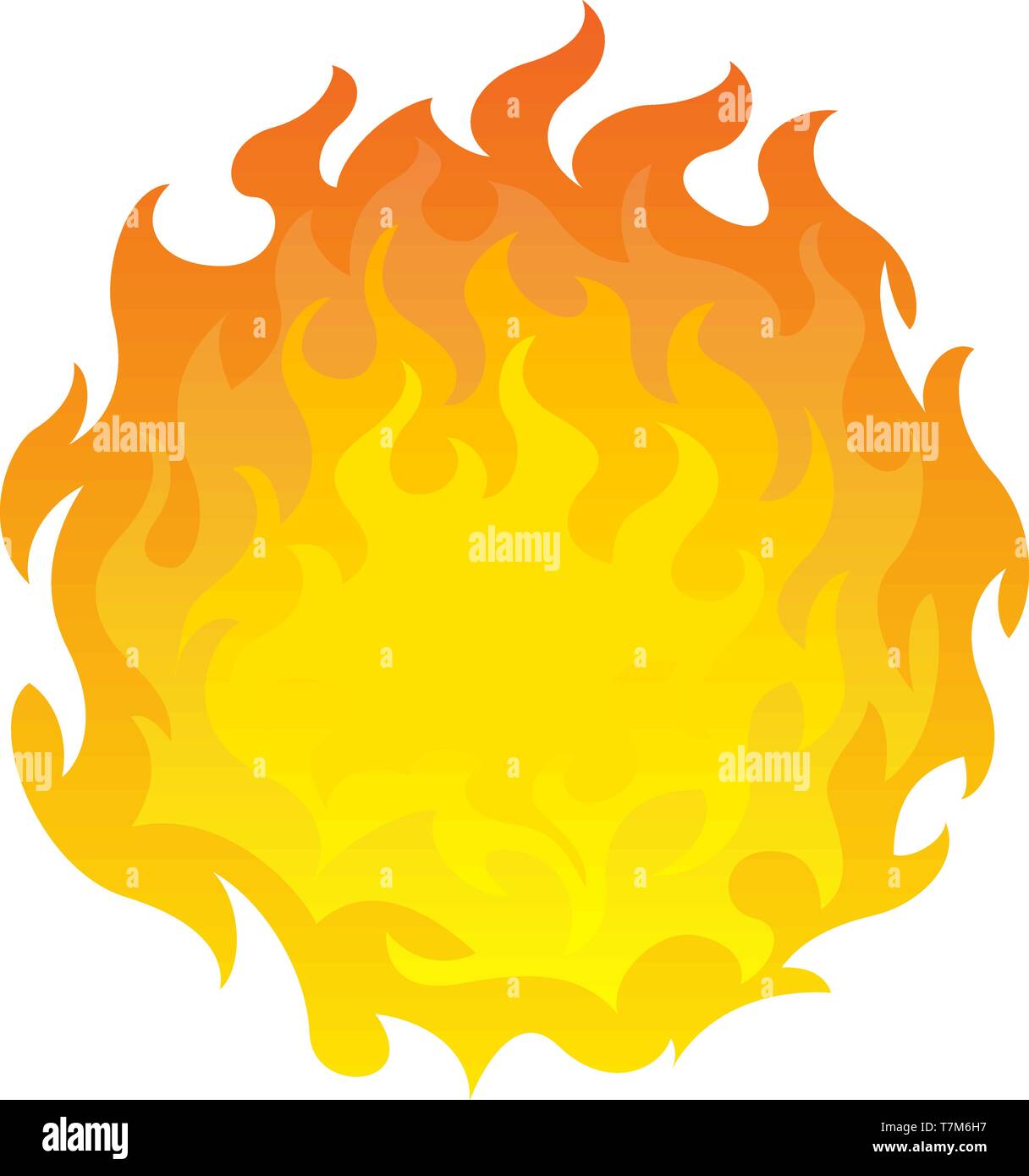 Round fireball. Design element Stock Vector Image & Art - Alamy