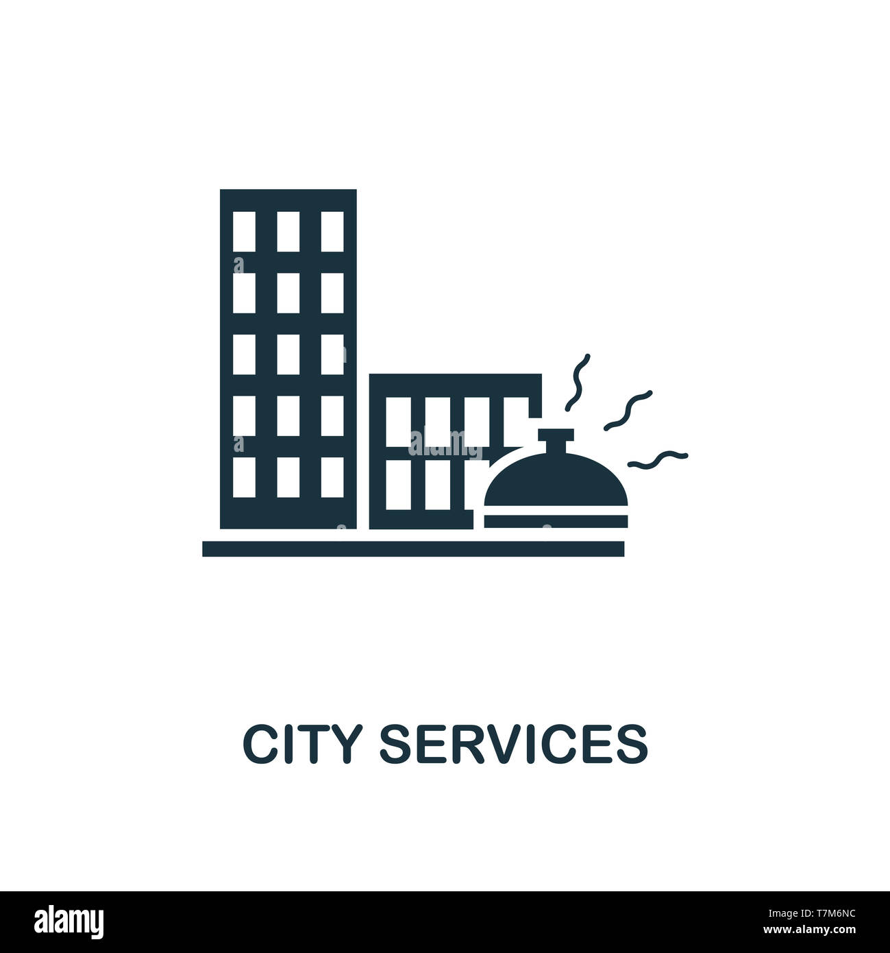 City Services icon. Premium style design from urbanism collection. UX ...