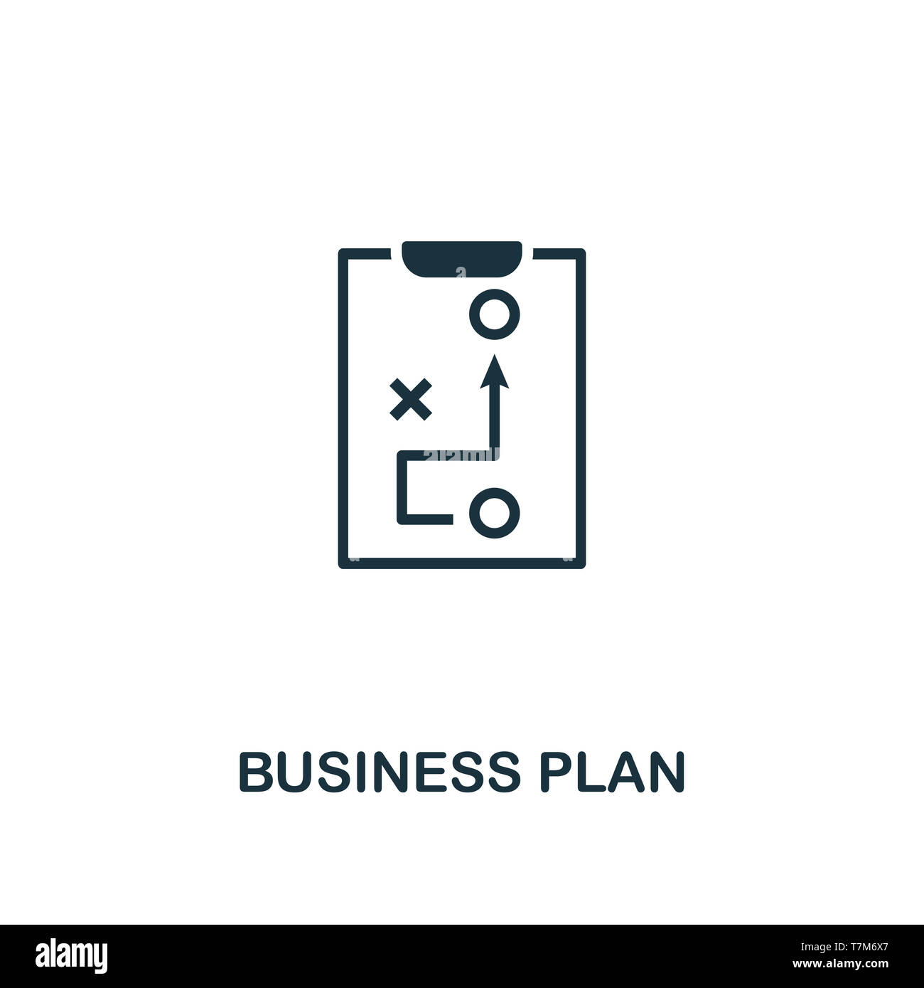 Business Plan icon. Premium style design from startup collection. UX ...