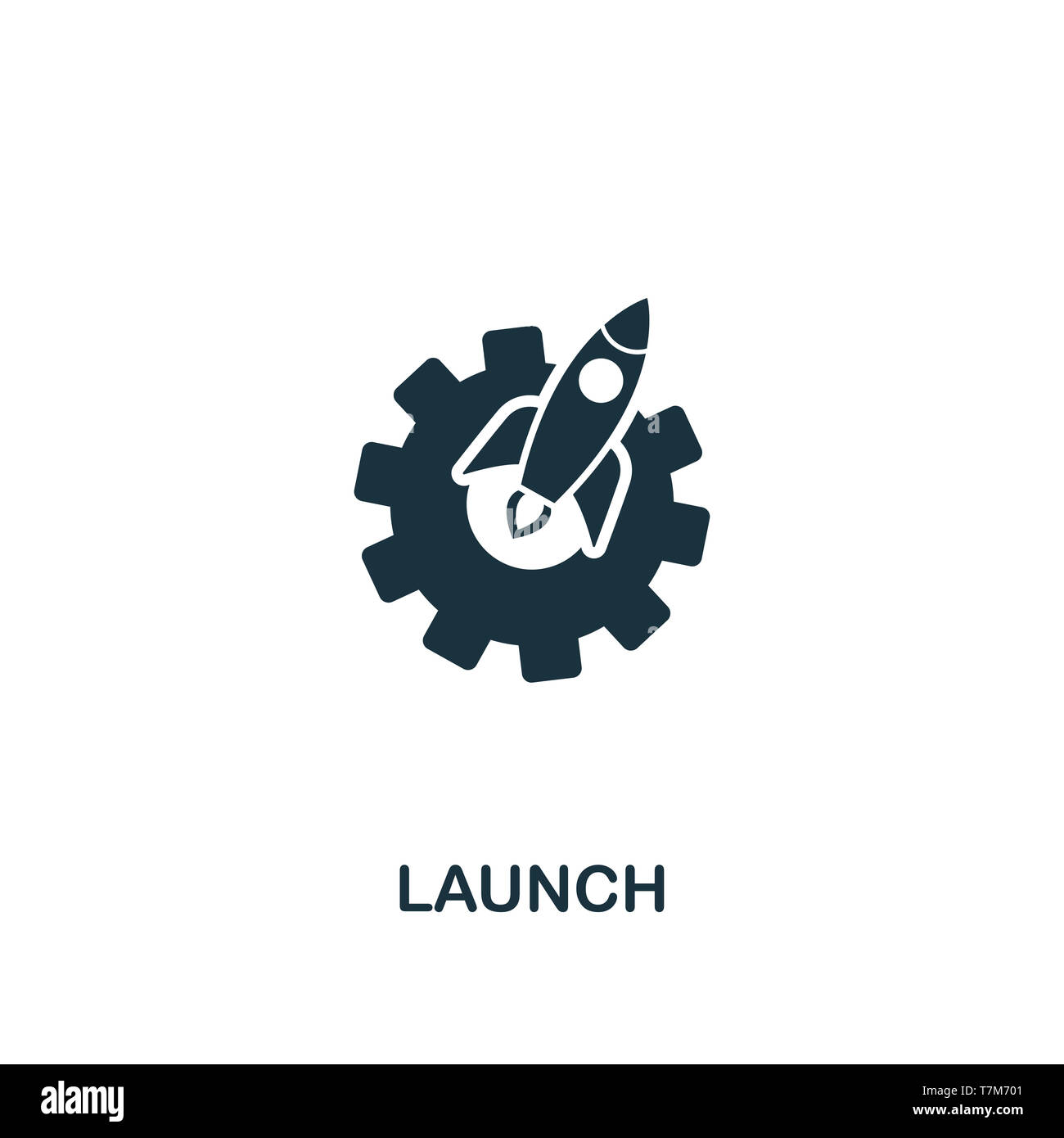 Launch icon. Premium style design from startup collection. UX and UI ...