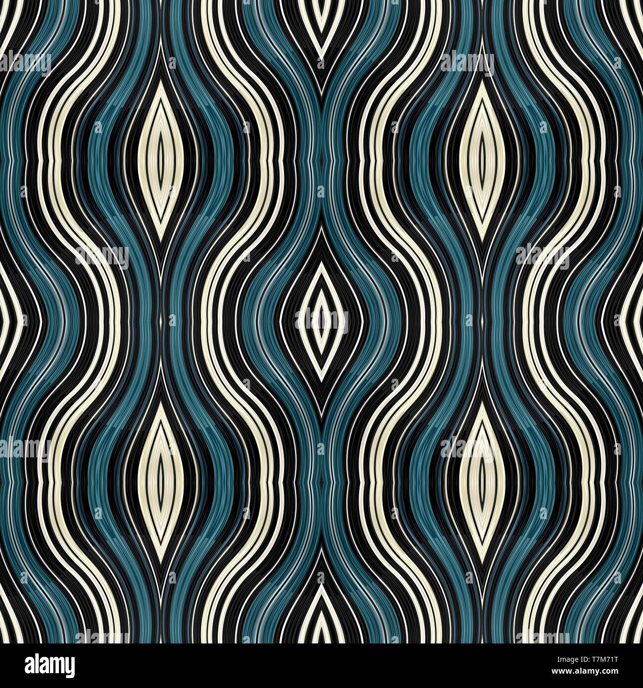 Blue Modern Fabric Patterns